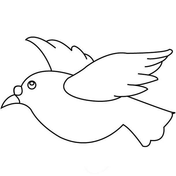 Coloring Animals Pigeon