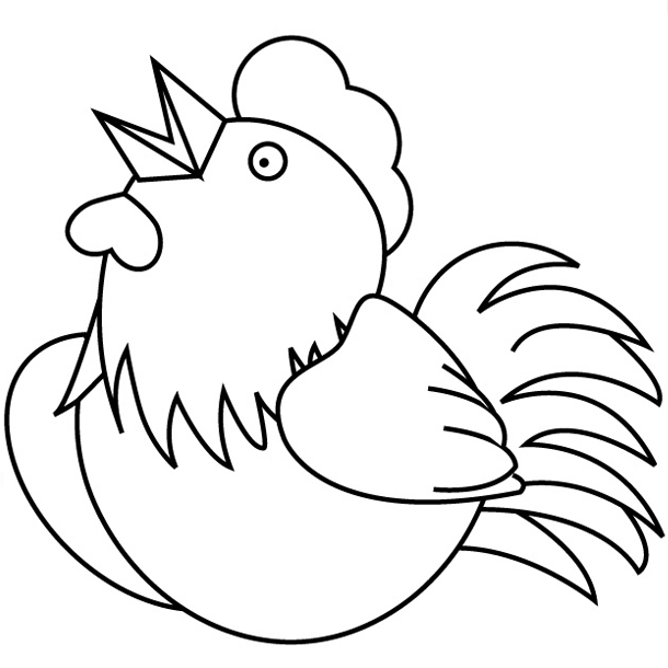 Coloring Animals Chicken