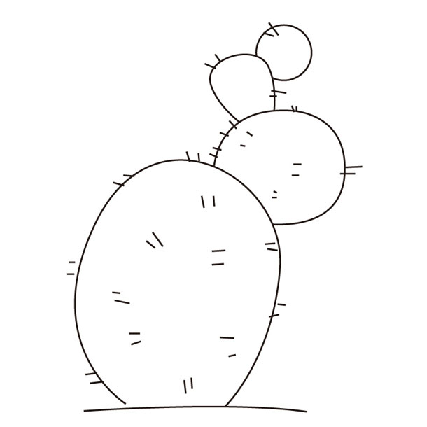 Coloring Plant Cactus